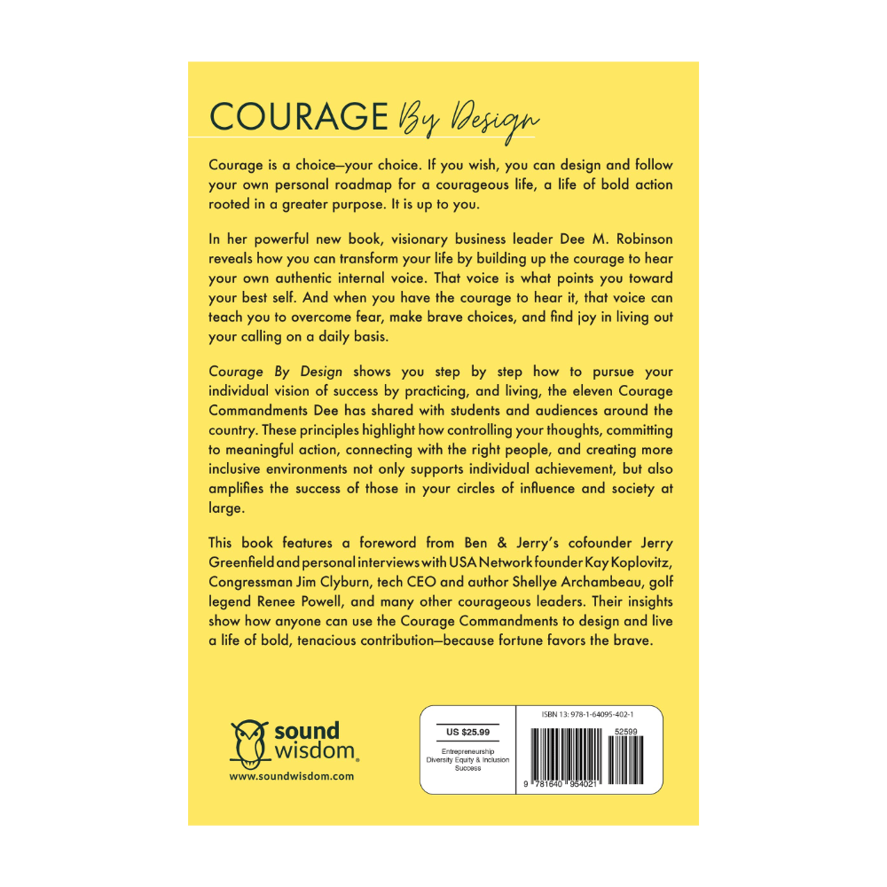 Courage by Design Book - Dee M. Robinson